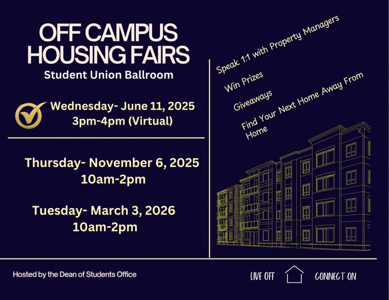 Housing Fairs for 2025/2026 | Off-Campus and Commuter Student Resources